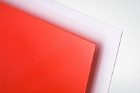 Polystyreen plaat melkwit mat - 1000x600x1,5mm