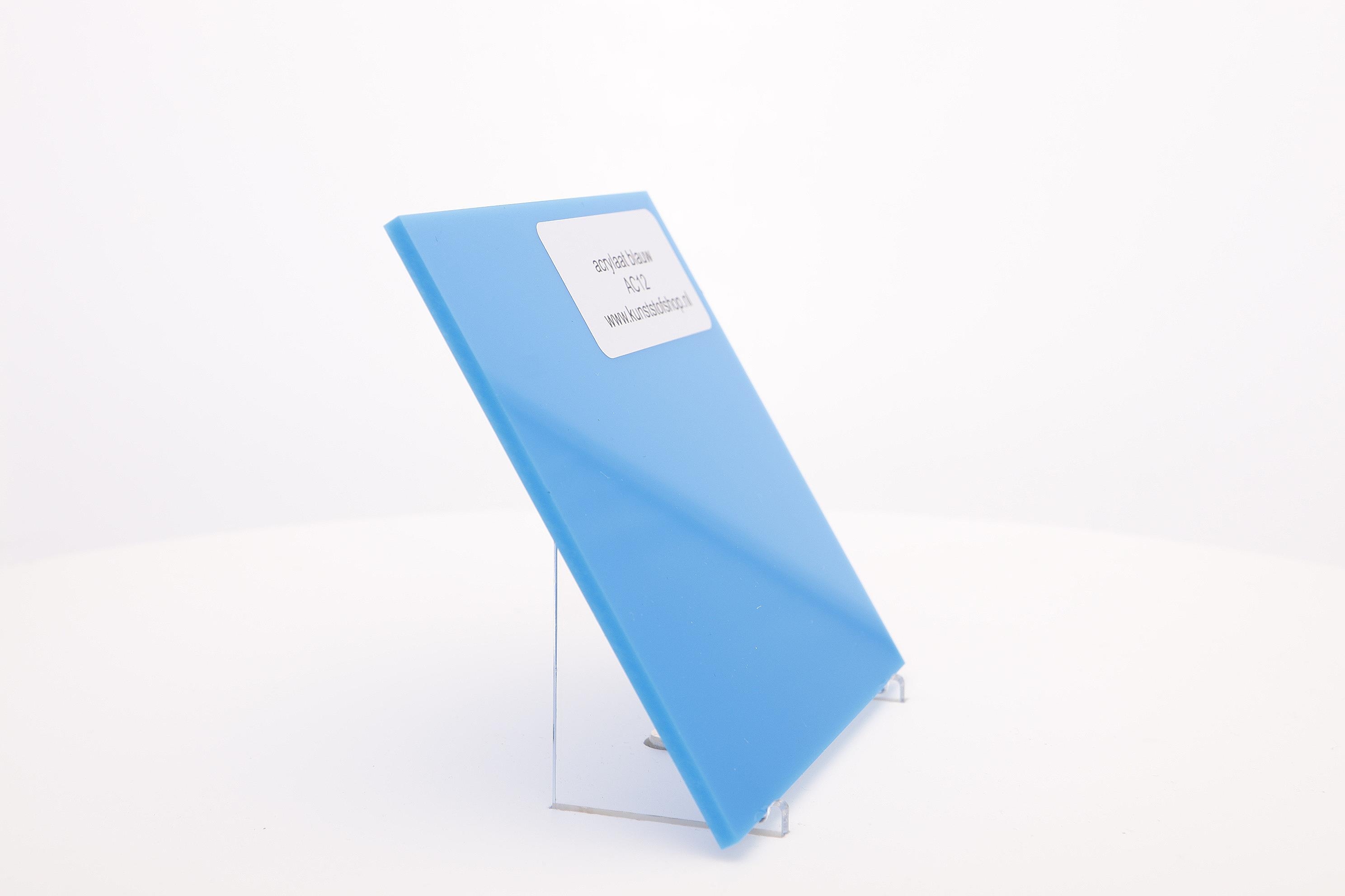 Acrylaat plaat blauw AC 12 - 2000x1000x3,0mm