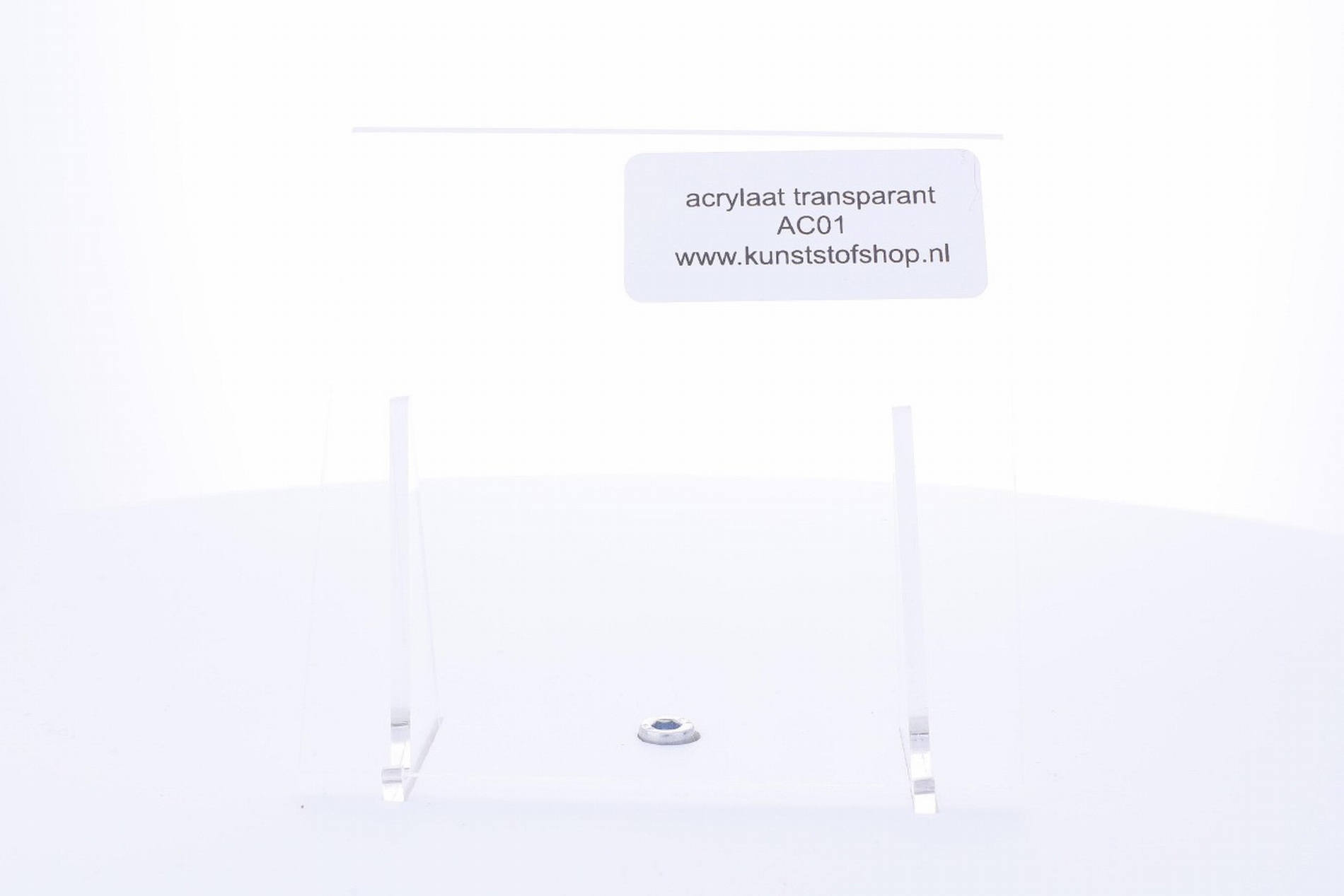 Acrylaat plaat transparant - 2000x1000x1,5mm